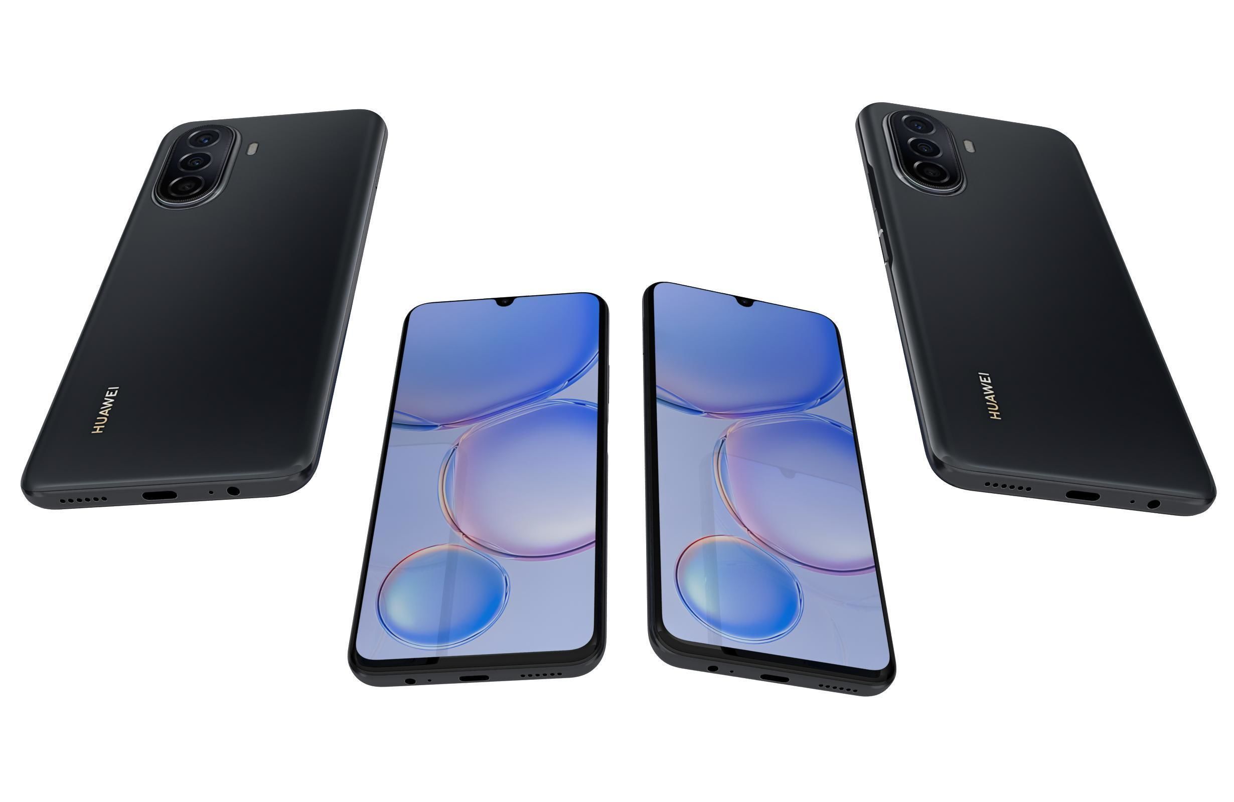 Huawei Nova Y71 All Colors 3D model | CGTrader