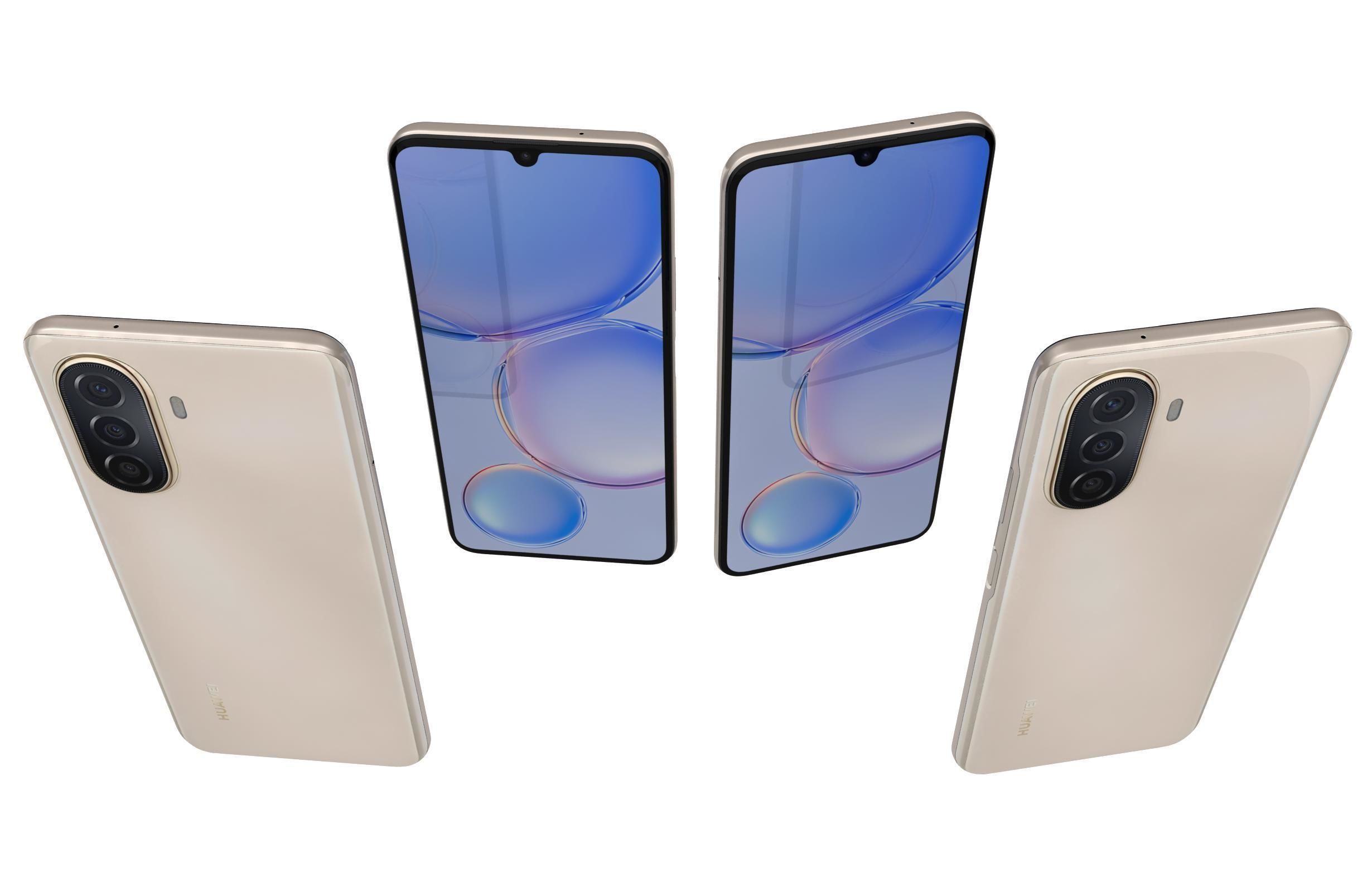 Huawei Nova Y71 All Colors 3D model | CGTrader
