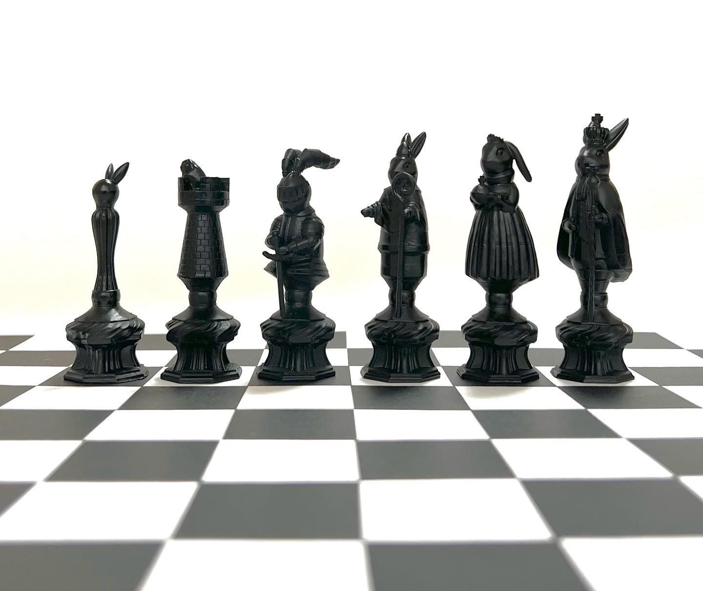 RABBIT CHESS HELIOS SET 3D model 3D printable | CGTrader