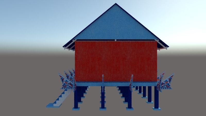 SULUK TRADITIONAL HOUSE SABAH free 3D model 3D printable | CGTrader
