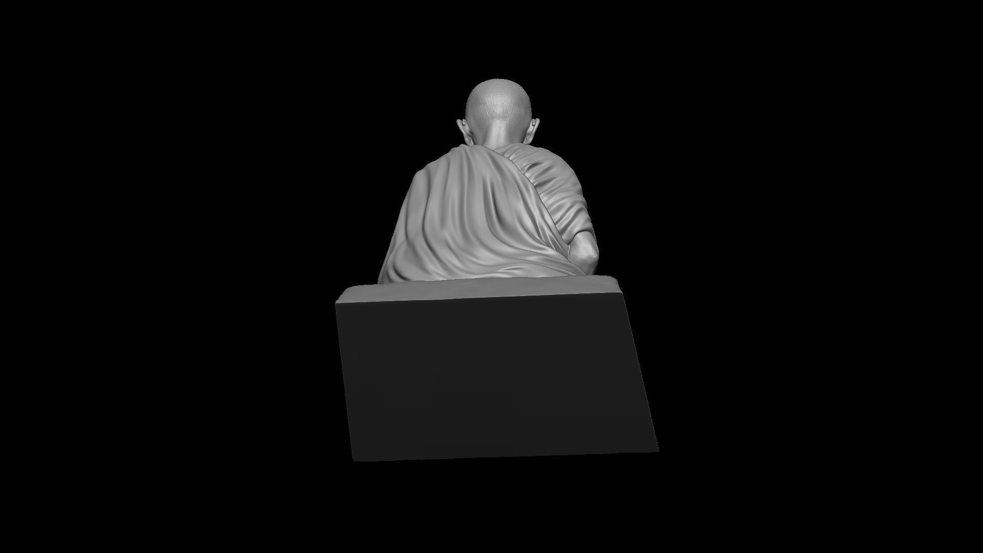 Mahatma Gandhi sculpture 3D model 3D printable | CGTrader