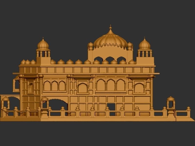 Golden Temple 3D model 3D printable | CGTrader