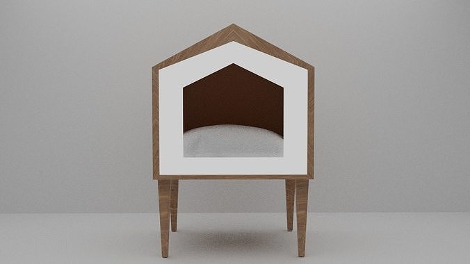 Cat house 3D model | CGTrader
