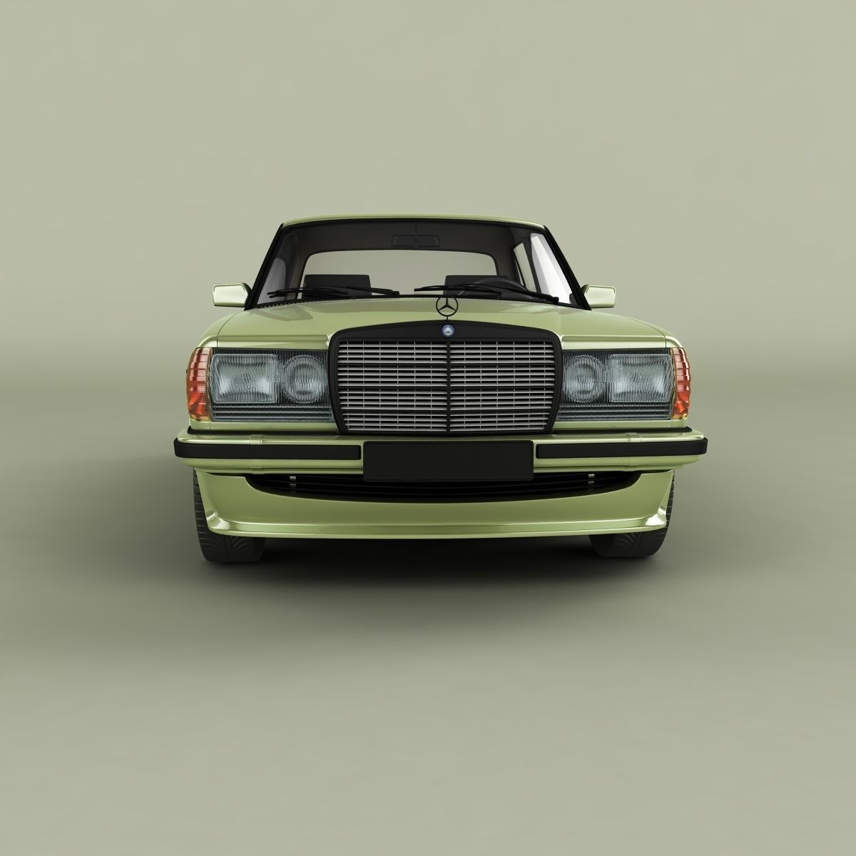 Mercedes-Benz W123 AMG 3D model | CGTrader