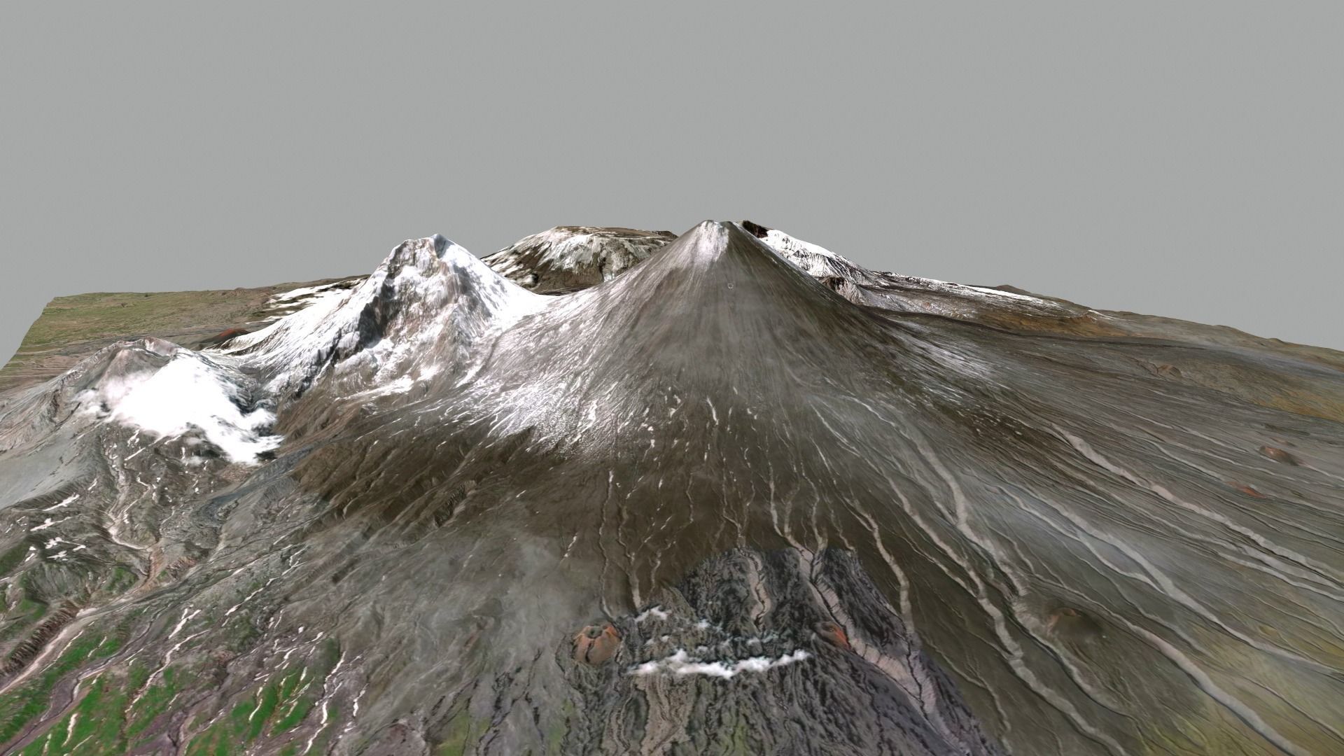 Volcano Klyuchevskaya Sopka 3D model | CGTrader