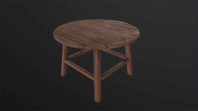 3D model Old dusty table 3D Model VR / AR / low-poly | CGTrader