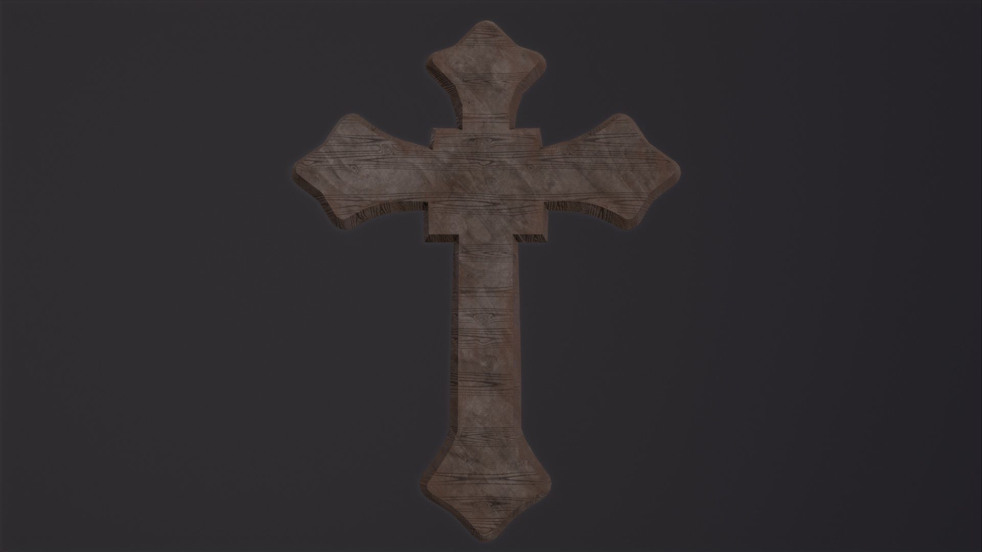 3D model Wooden Cross 3D Model VR / AR / low-poly | CGTrader