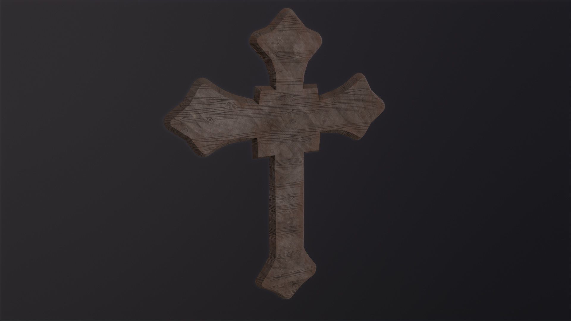 3D model Wooden Cross 3D Model VR / AR / low-poly | CGTrader