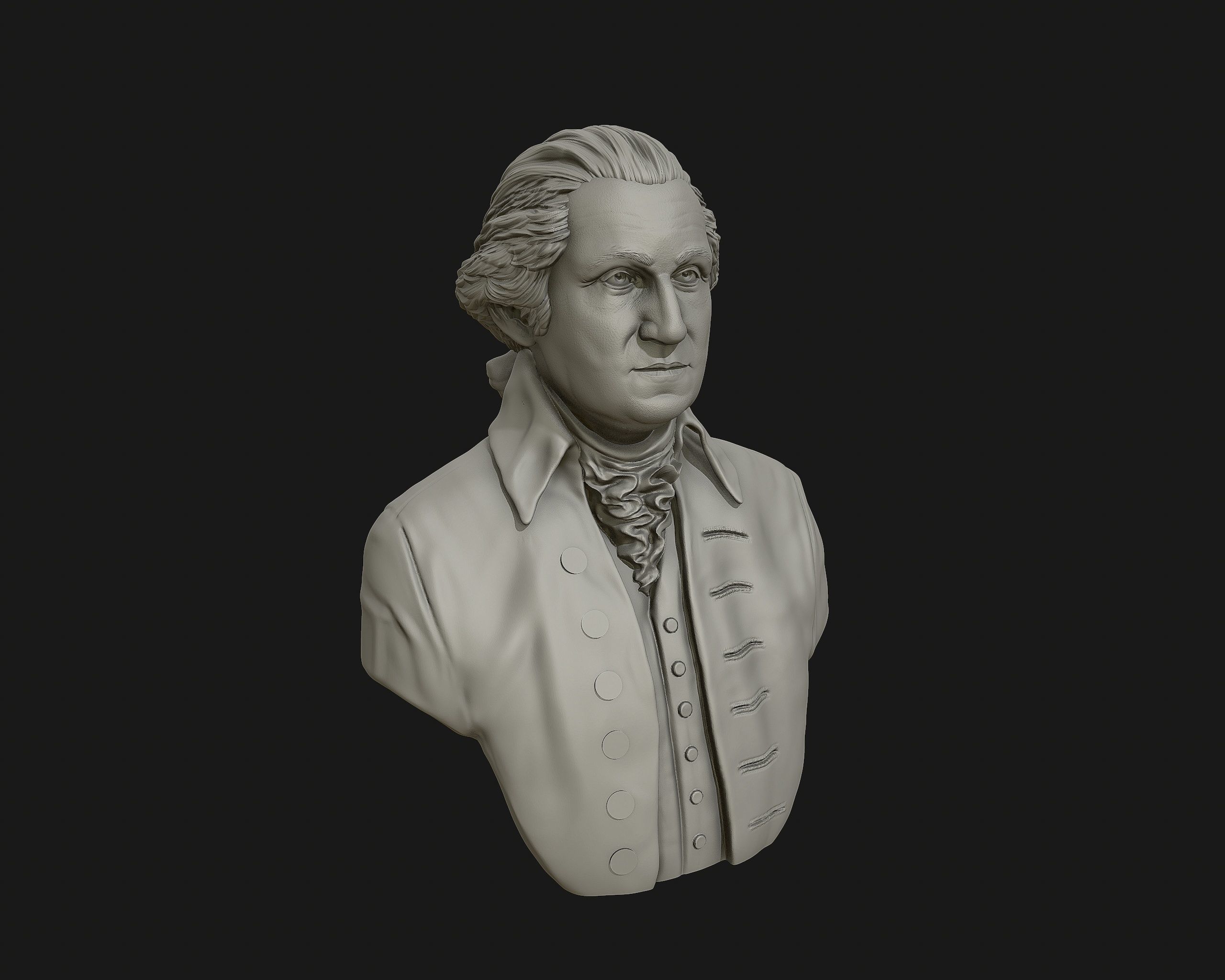 George Washington 3D Model 3D model 3D printable | CGTrader