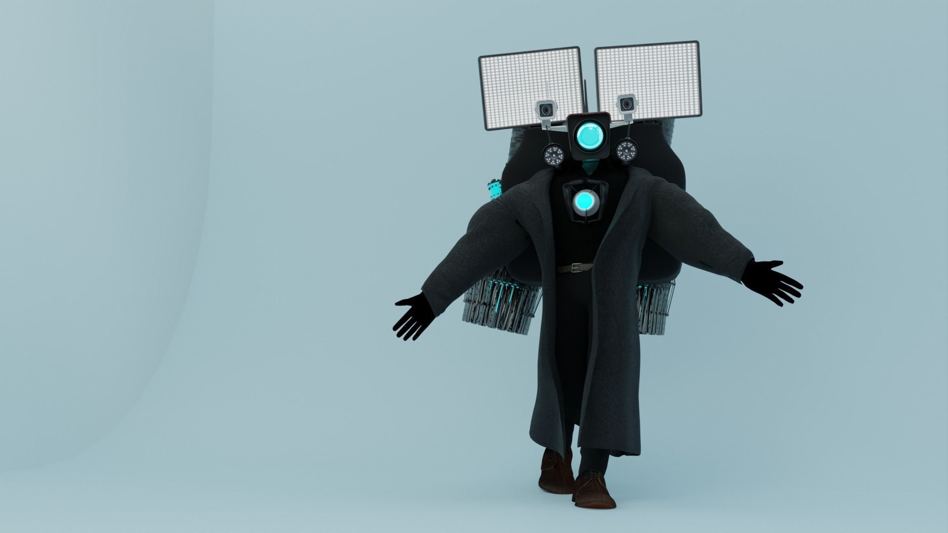 Skibidi toilet Camera Titan 3D model rigged | CGTrader