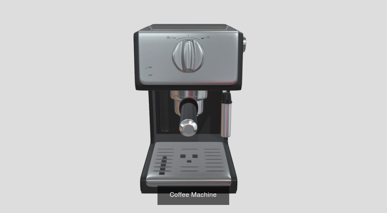 3D Model Collection Coffee Machine Pack VR / AR / low-poly | CGTrader