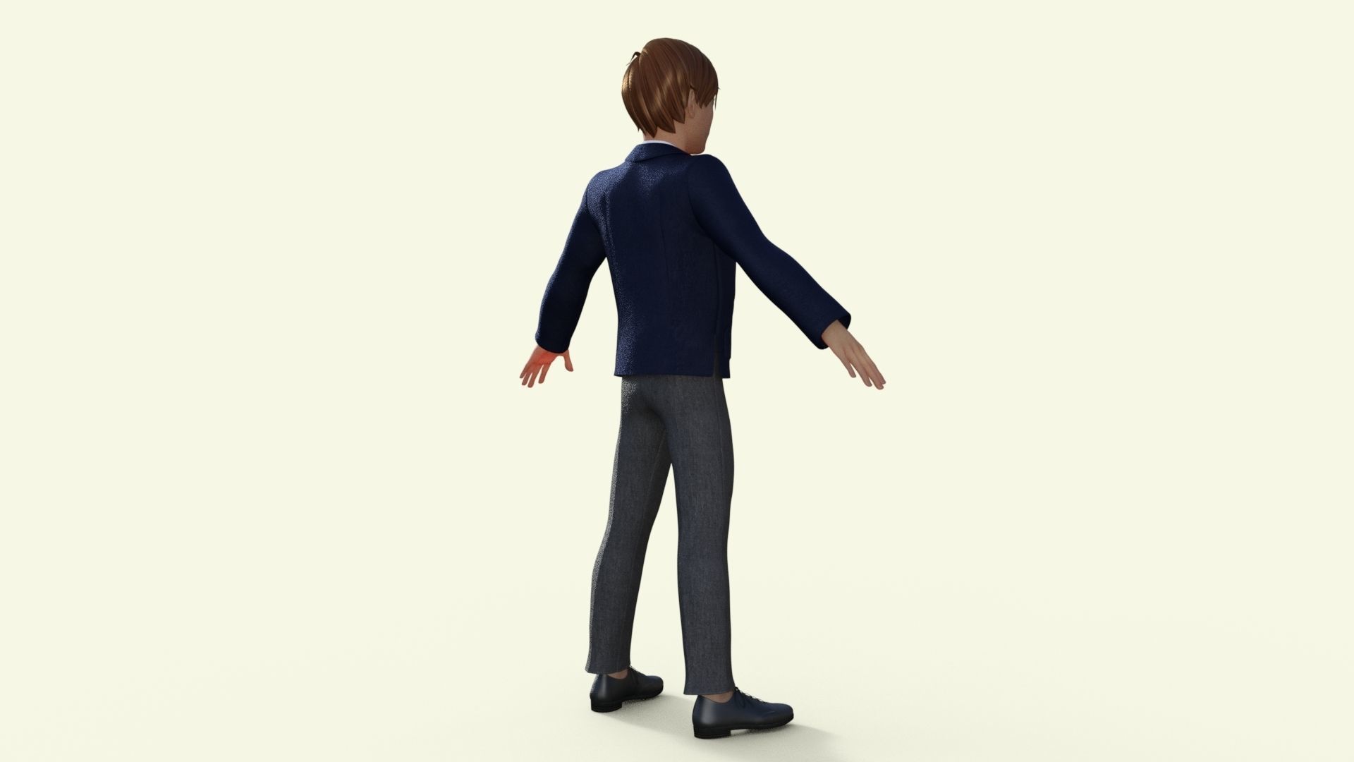 3D model High School Student Boy VR / AR / low-poly | CGTrader