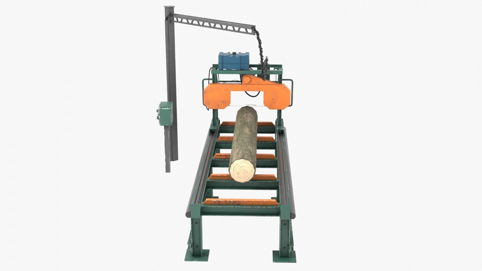 3D model Industrial Sawmill VR / AR / low-poly | CGTrader