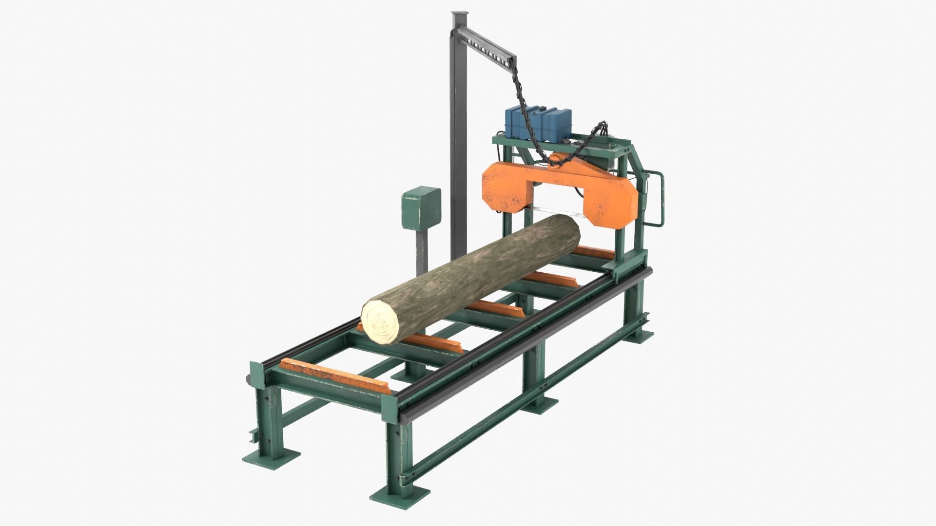 3D model Industrial Sawmill VR / AR / low-poly | CGTrader