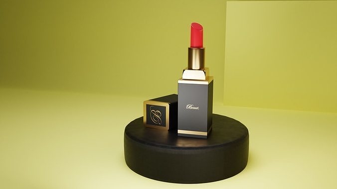 3d cosmetic lipstick design 3D model | CGTrader