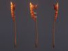 3D model 15 fire elemental weapons - medieval - fantasy - magic - VOL 01 VR / AR / low-poly ...