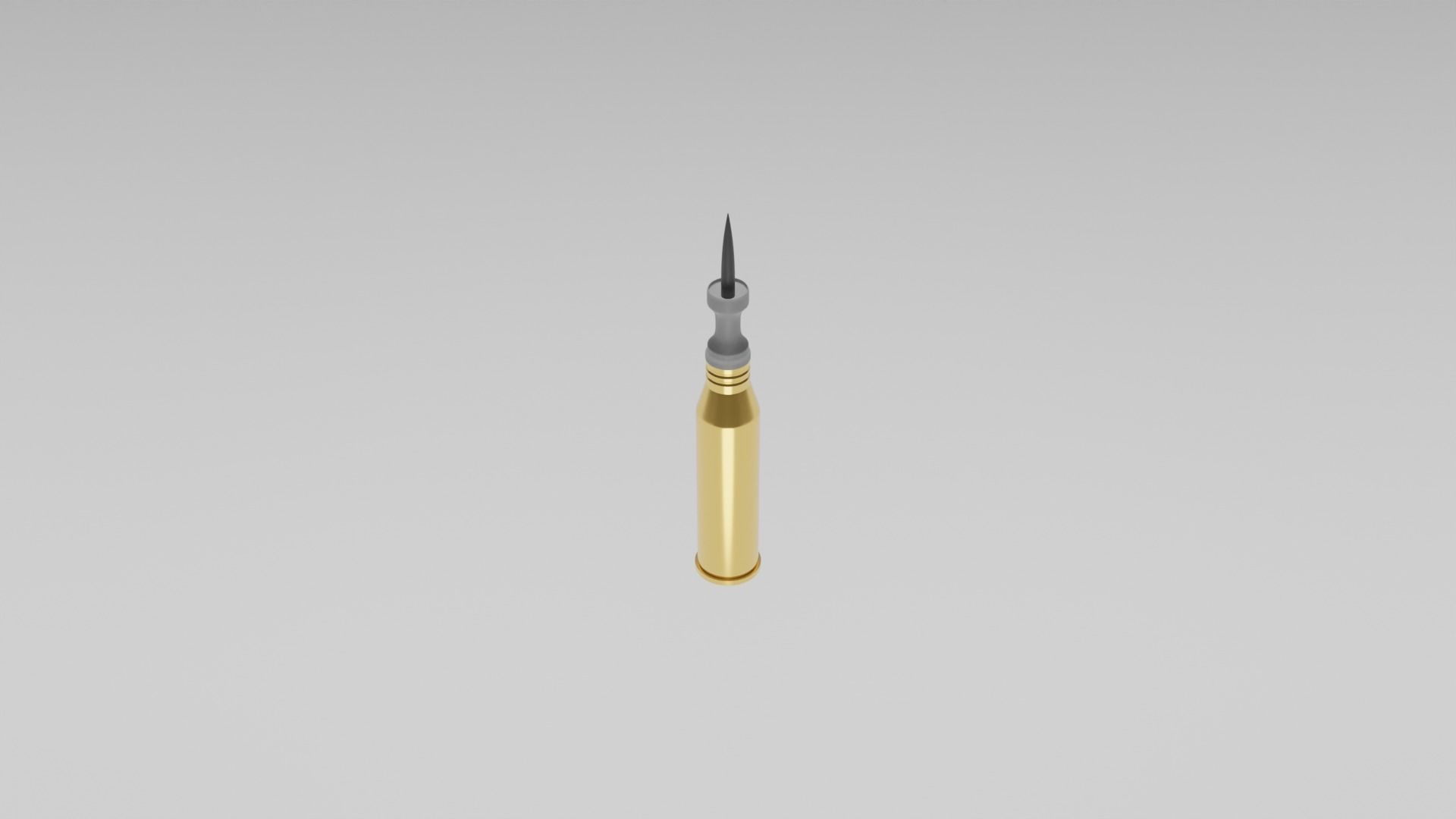 APFSDS 57 x 348 mm SR 3D model | CGTrader