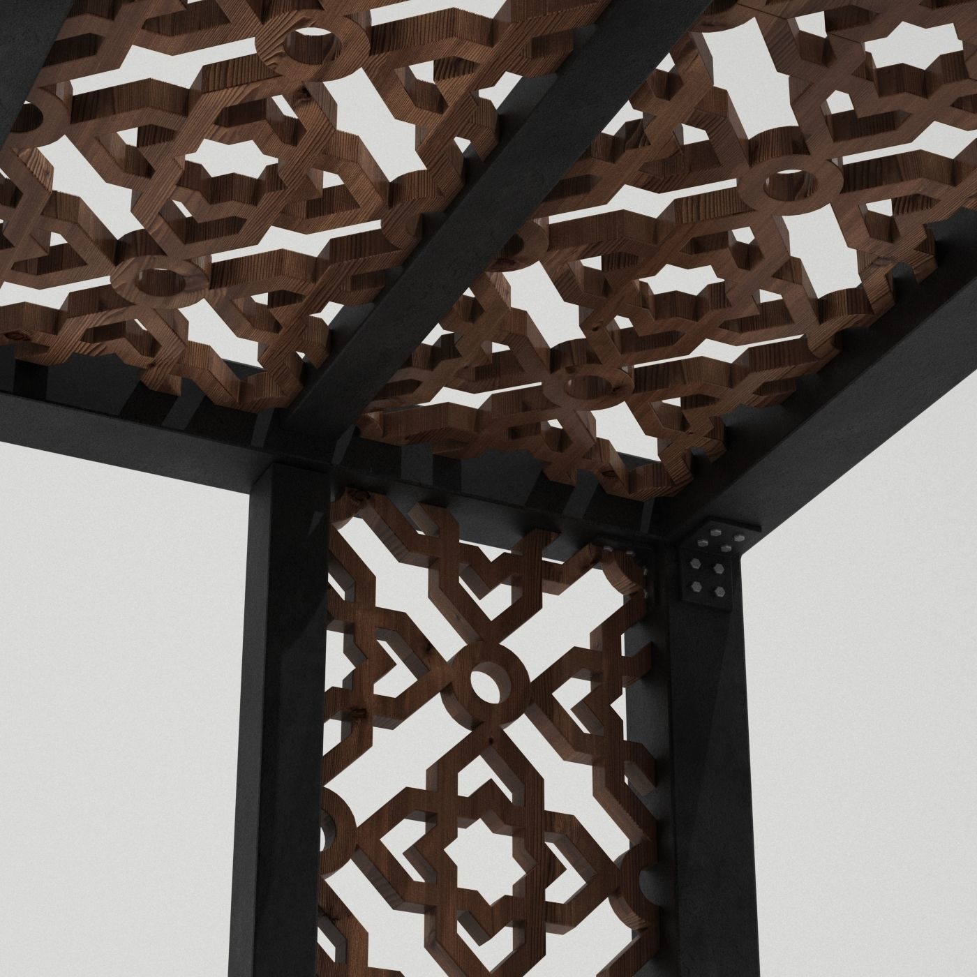 Traditional Arabic gazebo 3D model | CGTrader