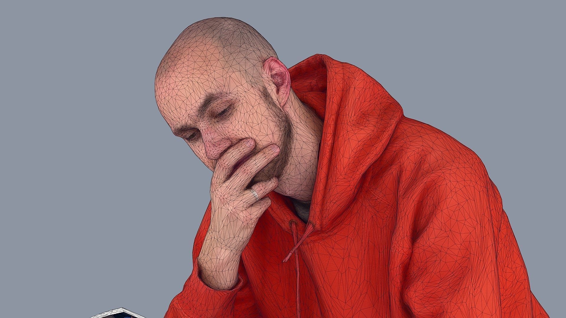 Deep in Space Young Man Reading NASA NEXT 3D model | CGTrader