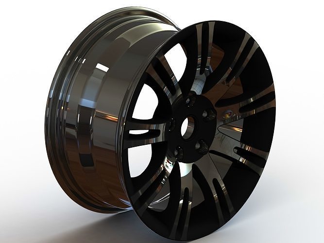 Car Classics Style Rims R18 3D model rigged | CGTrader