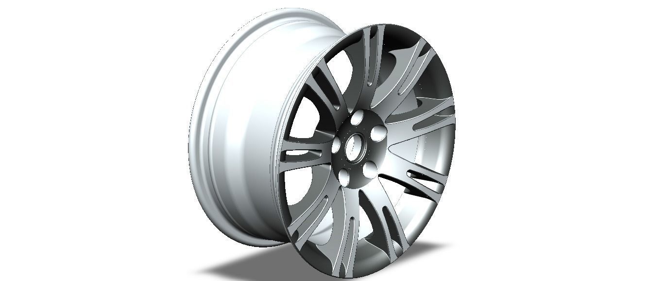 Car Classics Style Rims R18 3D model rigged | CGTrader