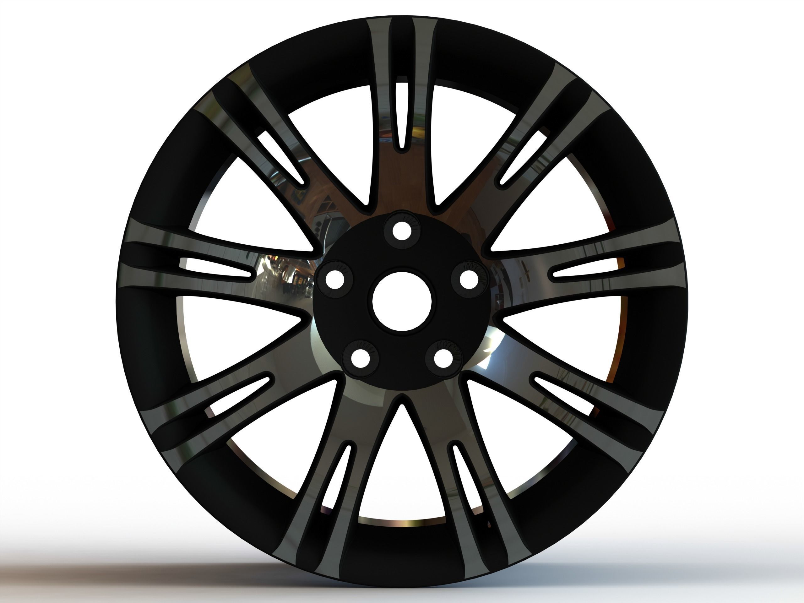 Car Classics Style Rims R18 3D model rigged | CGTrader