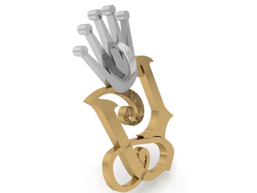 LT crown pendant 3704 3D print model 3D model 3D printable | CGTrader