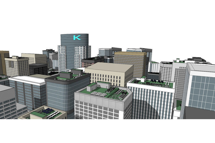 City view 3D model | CGTrader