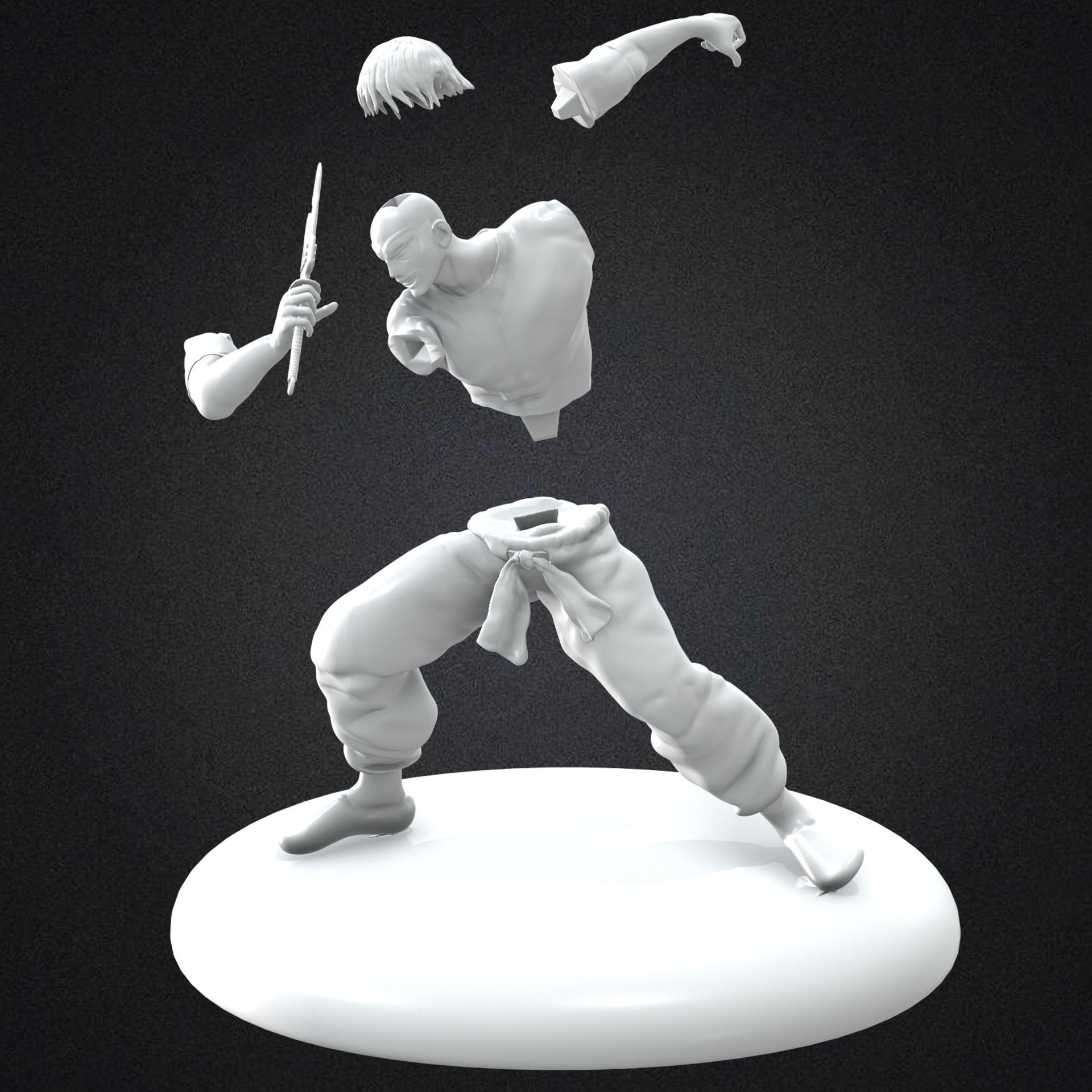 Fushiguro Toji from Jujutsu Kaisen 3D model 3D printable | CGTrader