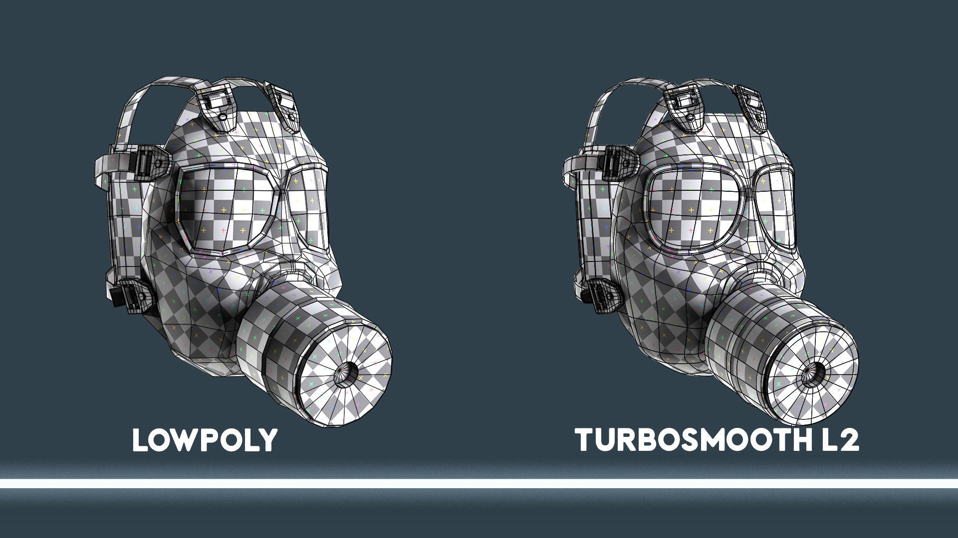 3D model 10 Gas masks base mesh VR / AR / low-poly | CGTrader