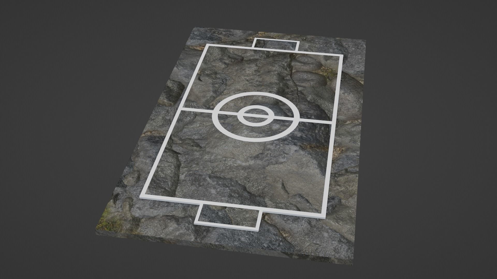 3D model Pokemon stadium - rocks stadium VR / AR / low-poly | CGTrader