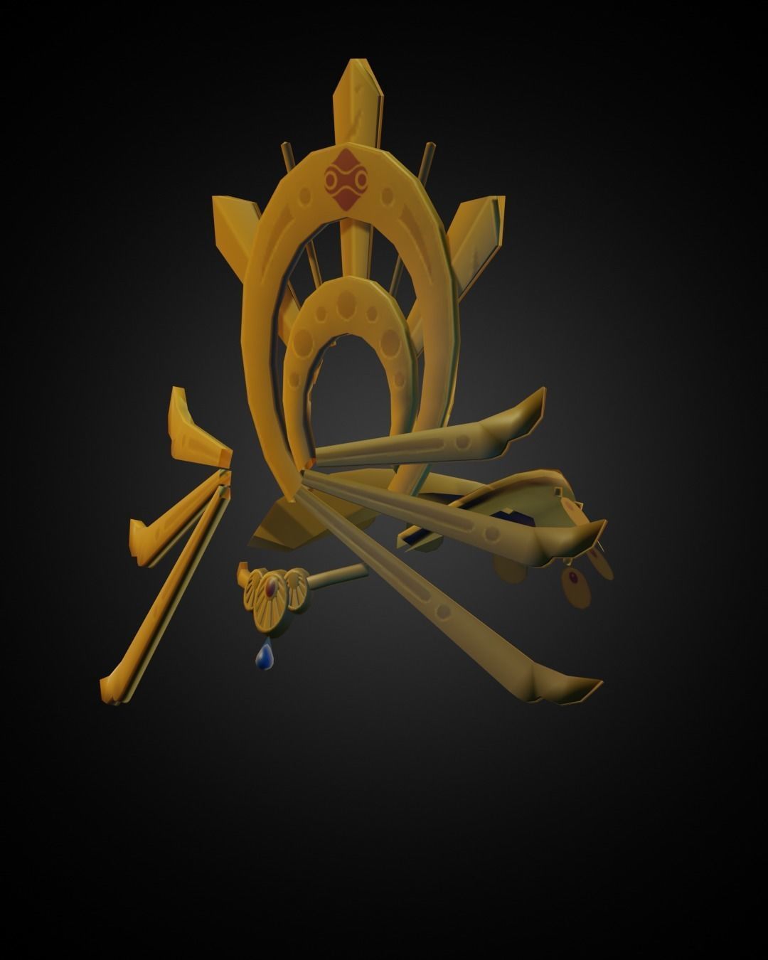 The Legend of Zelda Riju Crown for Cosplay 3D model 3D printable | CGTrader