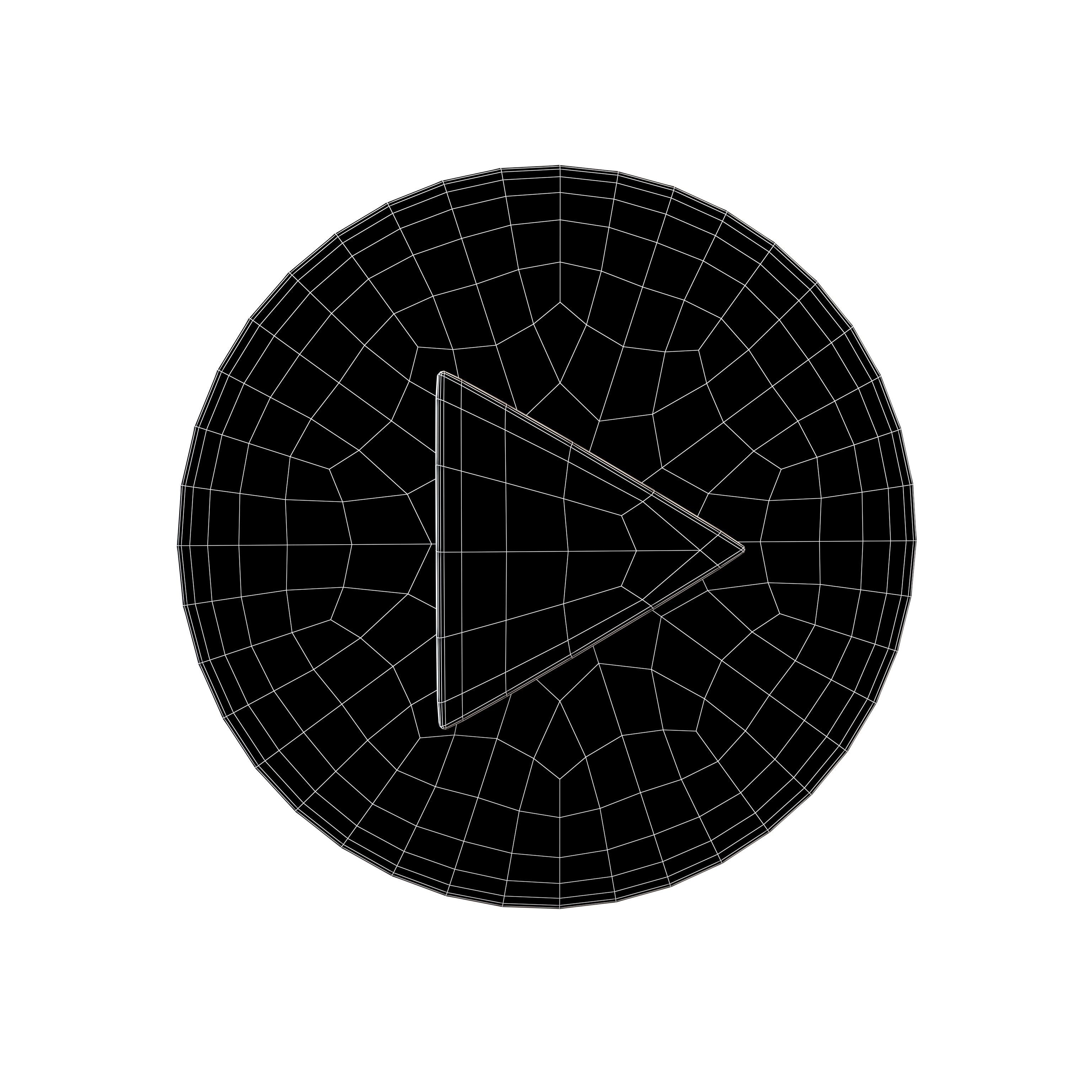 3D model Play Button Symbol V1 001 VR / AR / low-poly | CGTrader