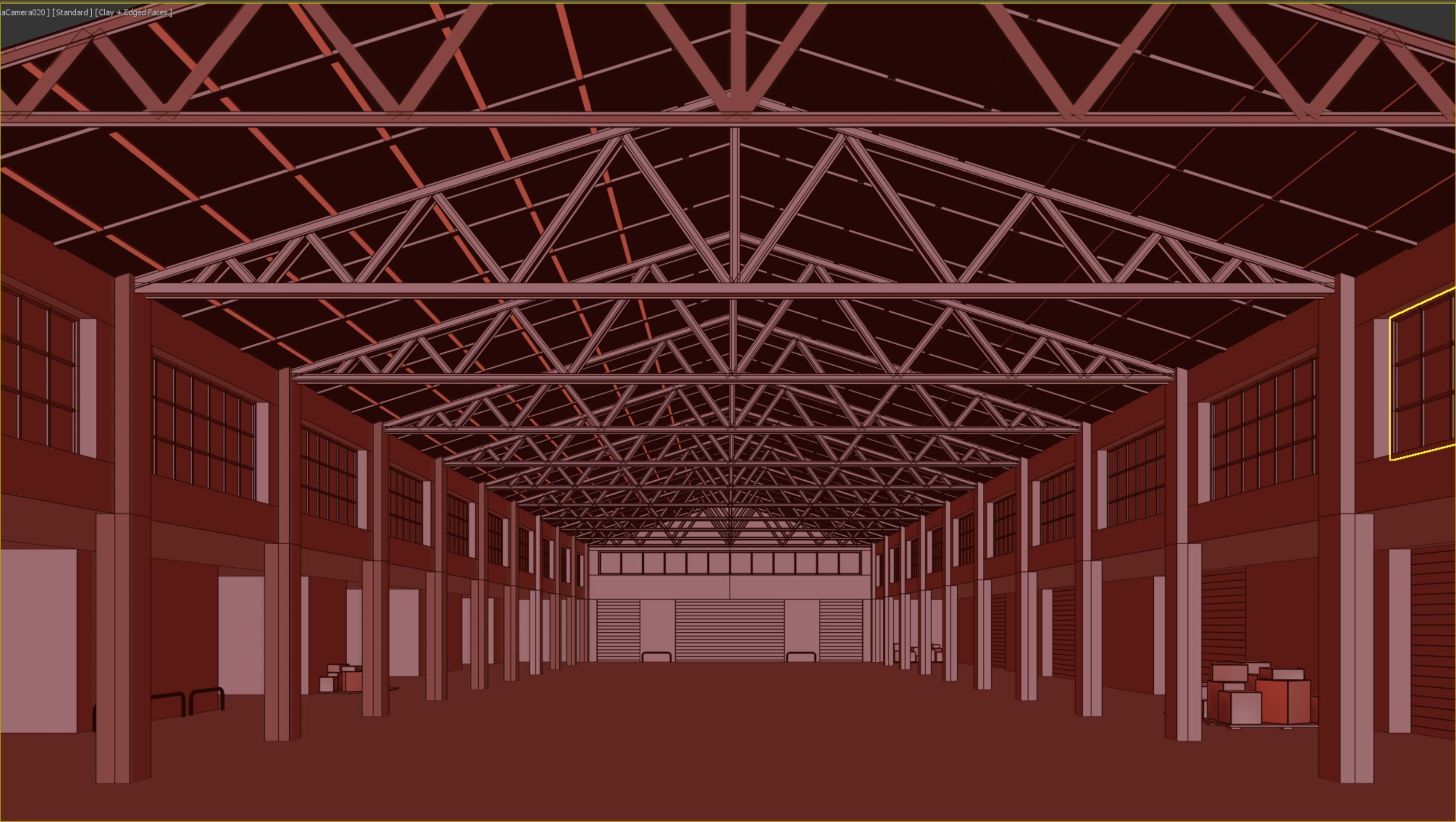 5 low poly interior warehouse Vol 2 3D Model Collection | CGTrader