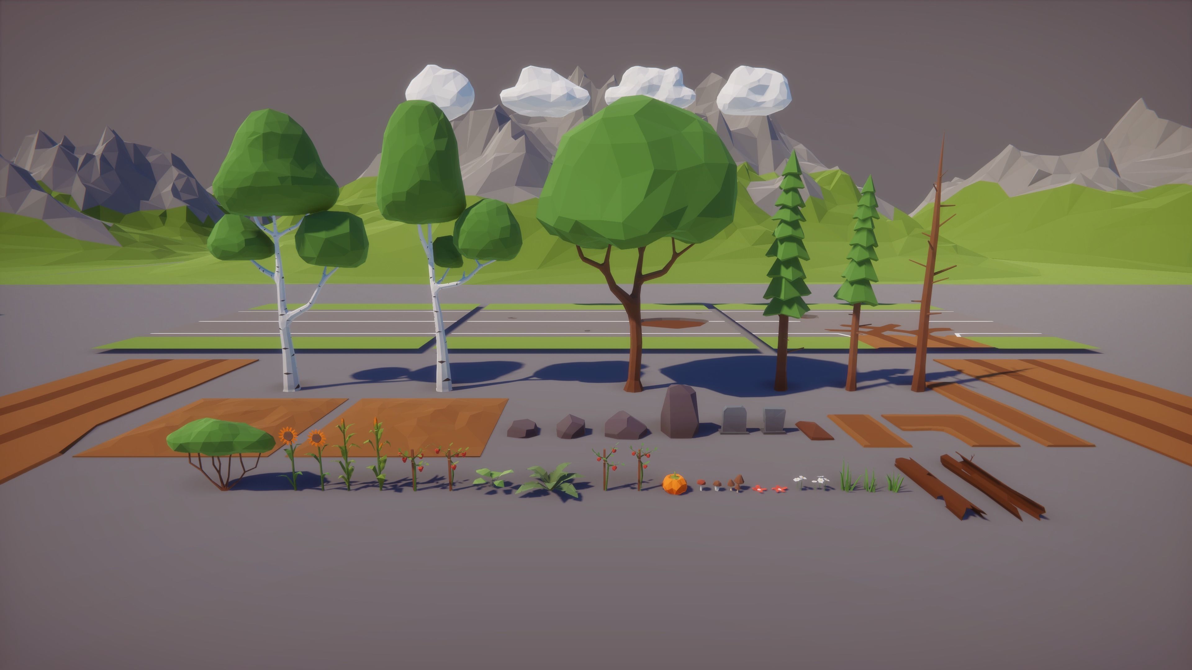 3D model Low Poly Post Apocalyptic Village VR / AR / low-poly | CGTrader