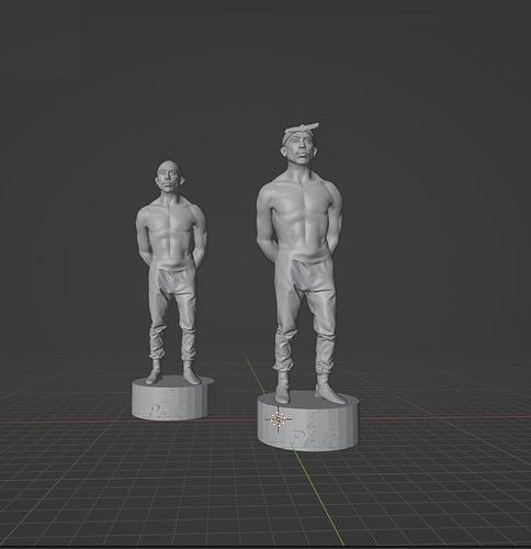 Tupac Shakur 3D model 3D printable | CGTrader