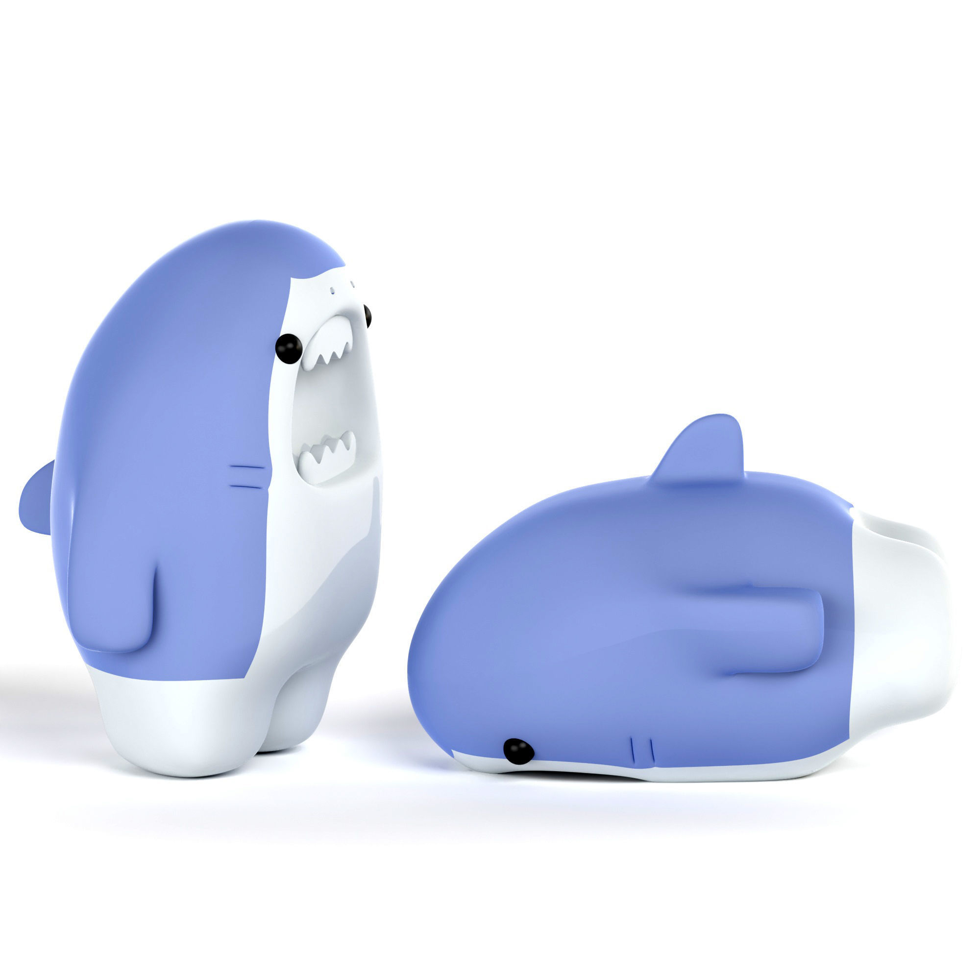 Hojiro shark toy 3D model | CGTrader