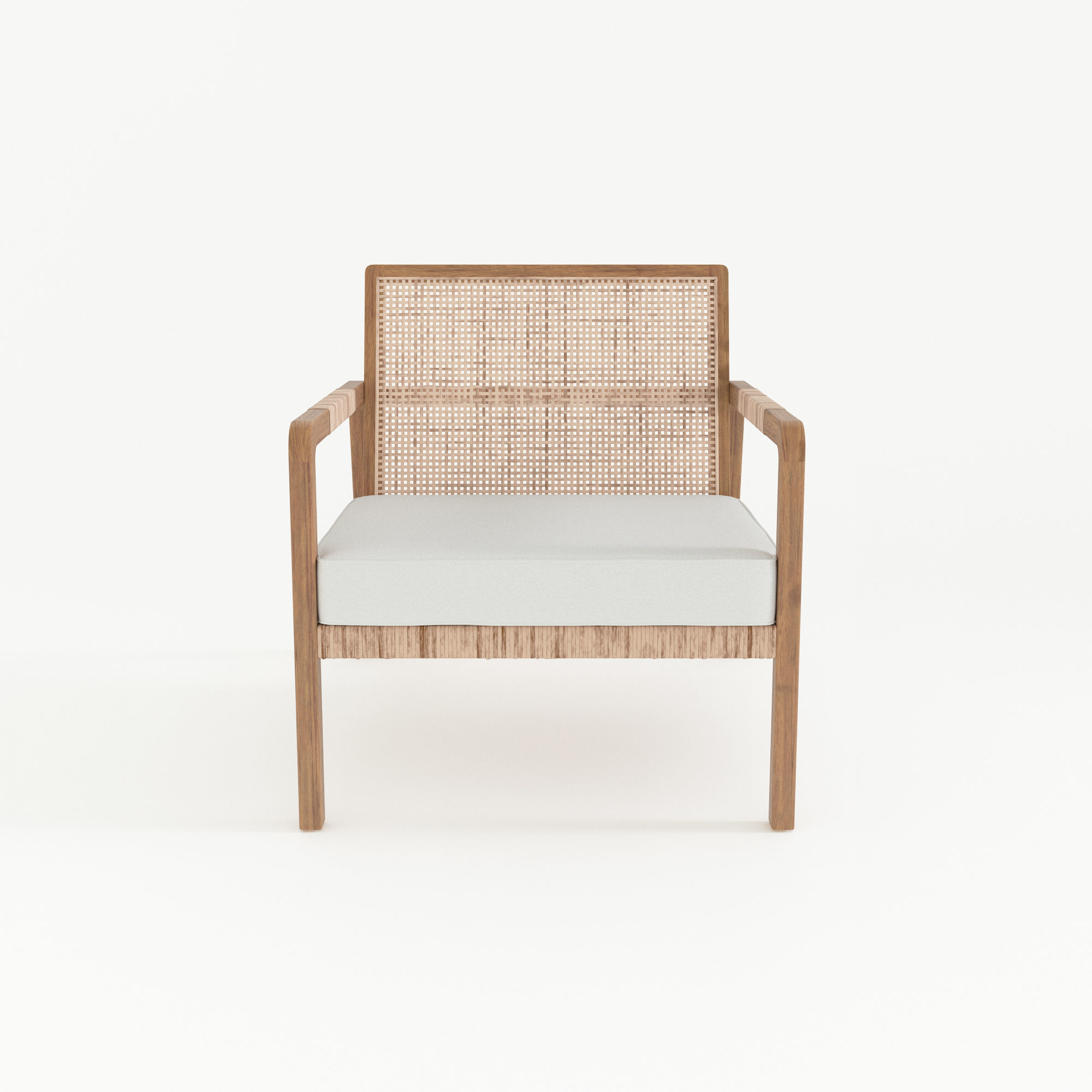 Elegant Rattan Chair 3D model | CGTrader