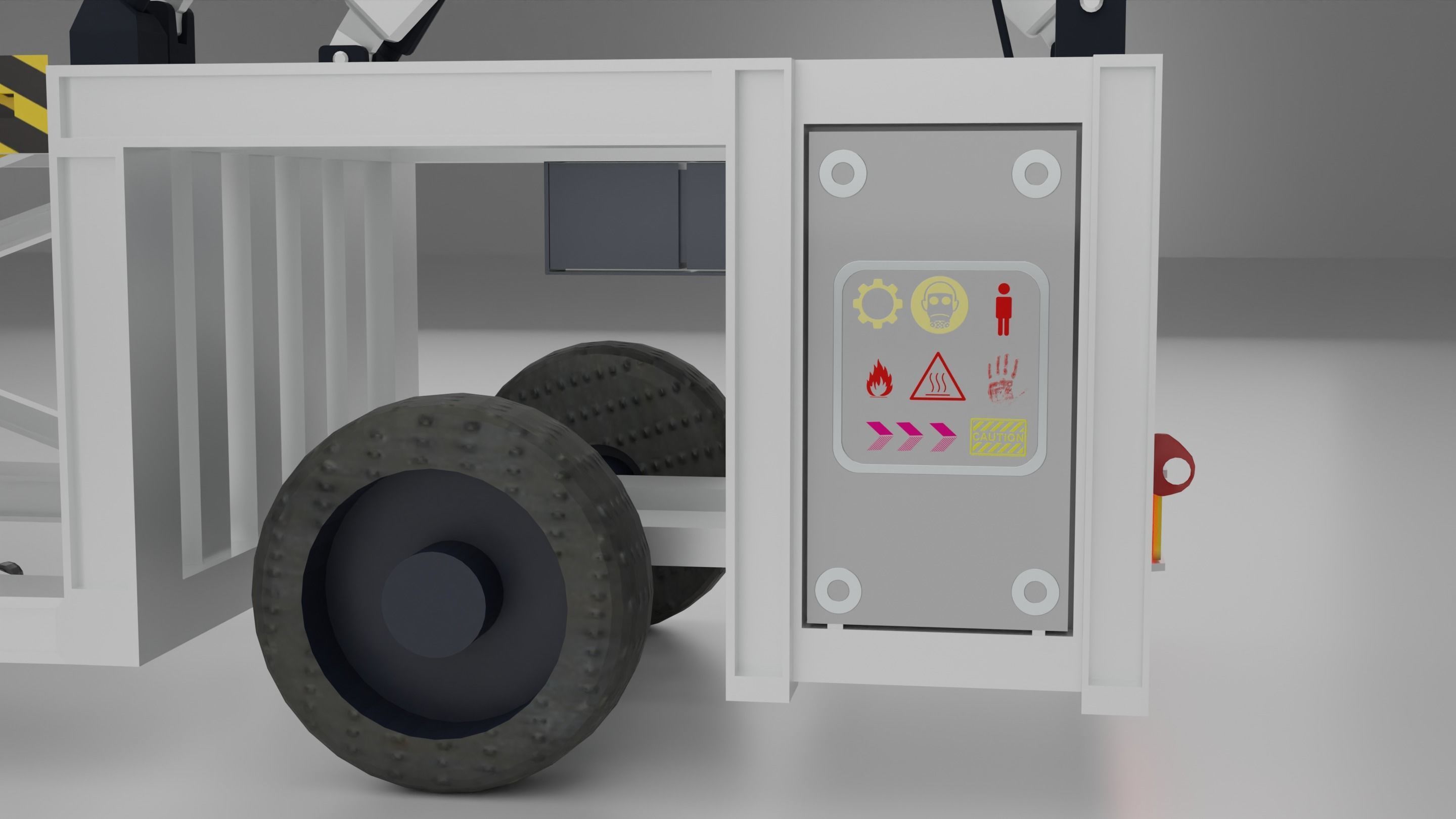 3D model Cargo Loader VR / AR / low-poly | CGTrader