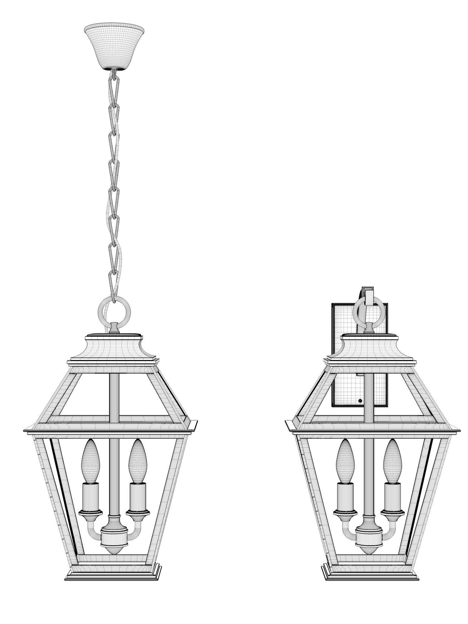 Cambridge Wall Lamp 3D model | CGTrader