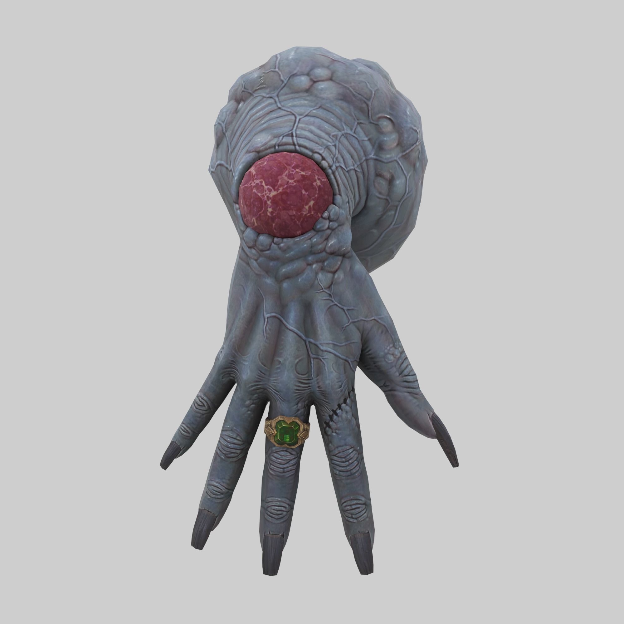 Cartoon hand zombie Abomination Hand 3D model | CGTrader
