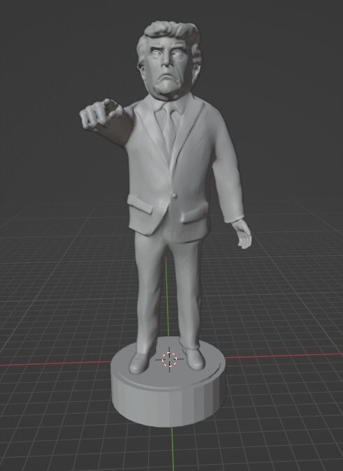 Donald Trump 3D model 3D printable | CGTrader