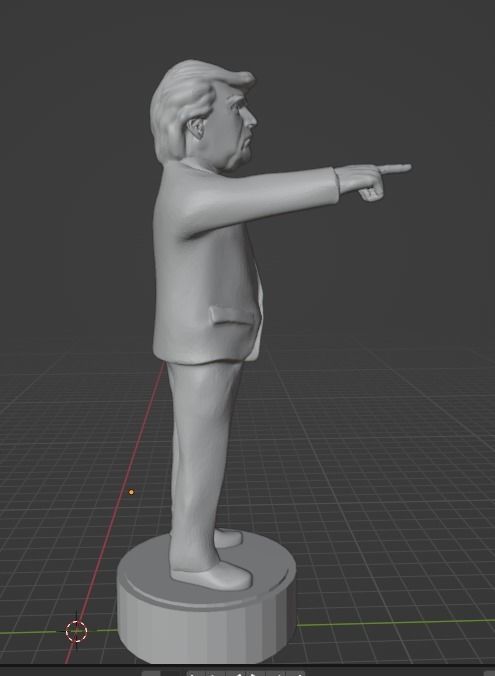 Donald Trump 3D model 3D printable | CGTrader