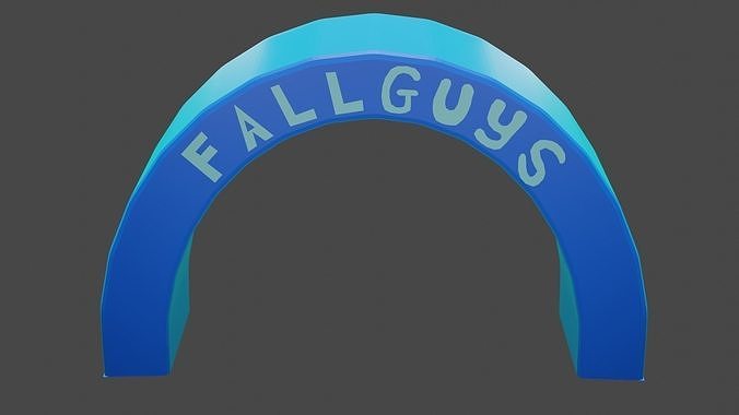 Fall Guys Banner free 3D model | CGTrader