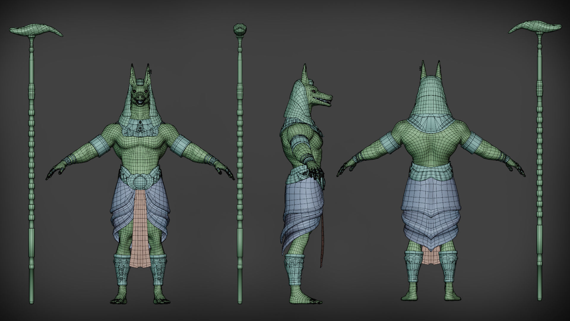 3D model Anubis VR / AR / low-poly | CGTrader