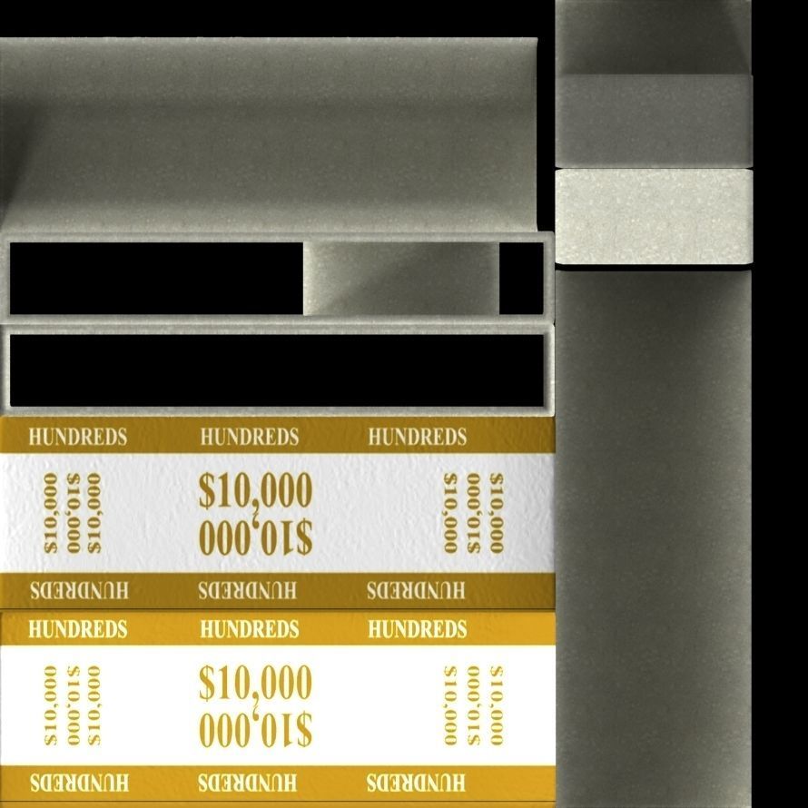 Set of 100 Dollar Bill Stack 3D model | CGTrader
