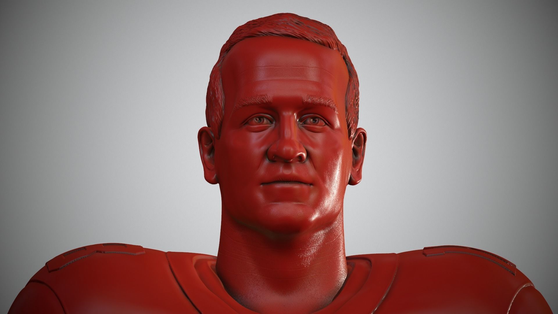 Peyton Manning 3D model 3D printable | CGTrader
