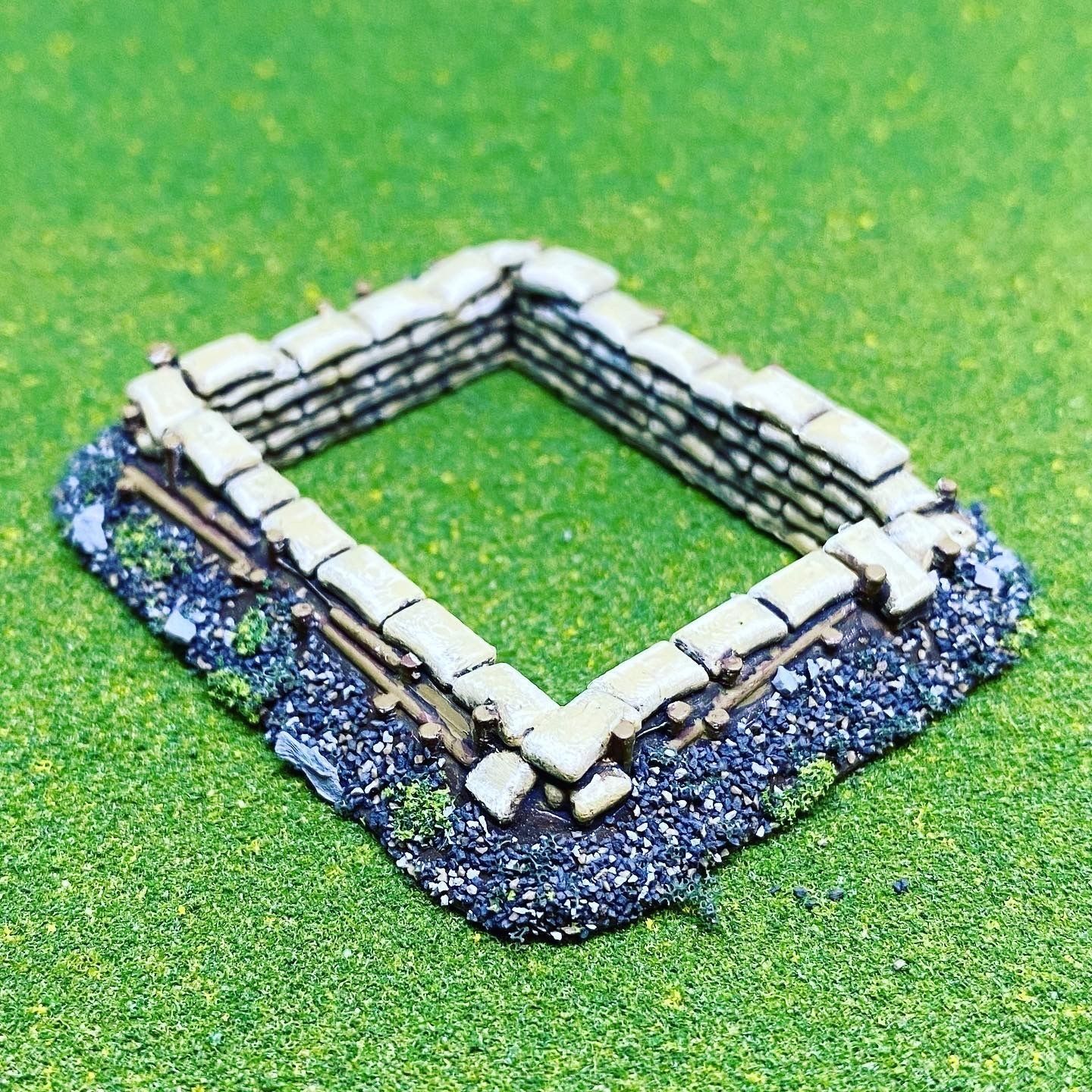 Small Sandbag Bunkers Mega Pack 15mm Scale 3D model 3D printable | CGTrader