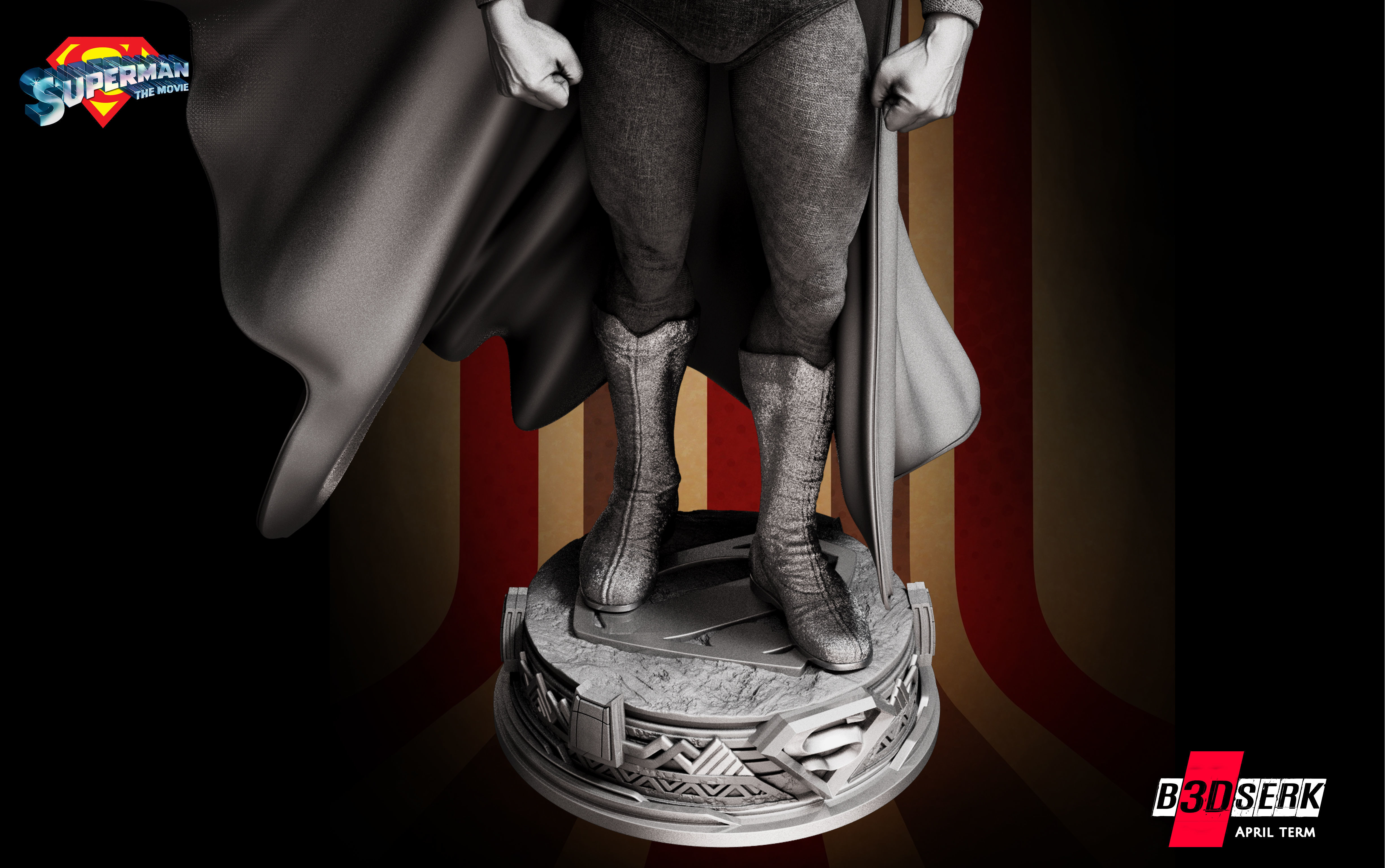 Superma 1978 Sculpture ready for printing free 3D model 3D printable ...