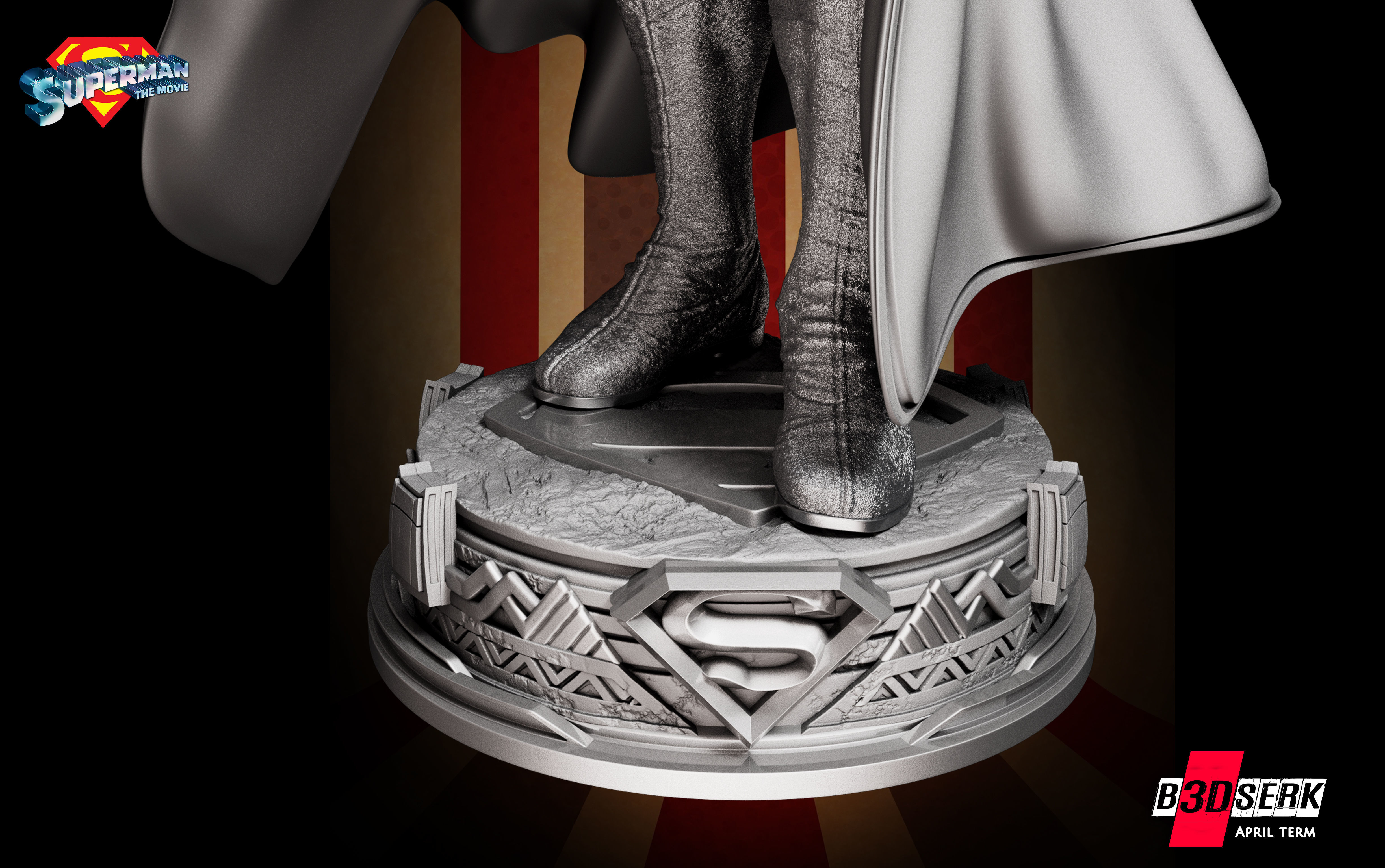 Superma 1978 Sculpture ready for printing free 3D model 3D printable ...